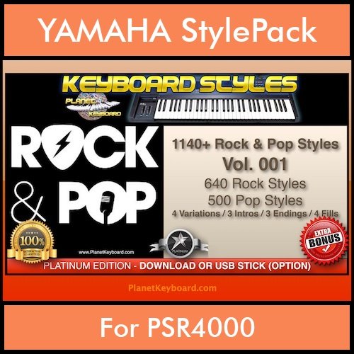 Pop Rock By PK Vol. 1 - 1140 Rock and Pop Styles - 1140 Rock and Pop ...